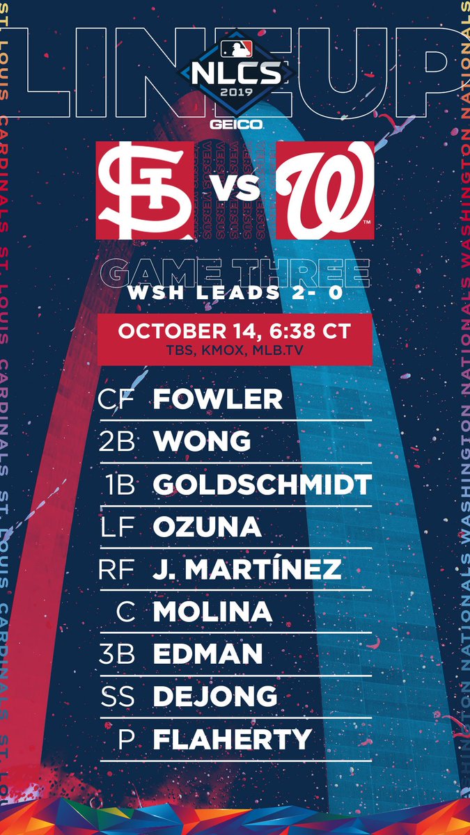 NLCS GAME 3 LINEUPS – The view from left field